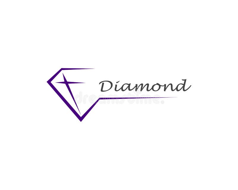 Diamond Logo and Vector Illustration Stock Illustration - Illustration ...