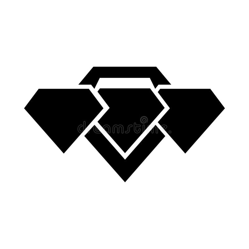 Diamond Logo Vector Template Icon Stock Vector - Illustration of ...