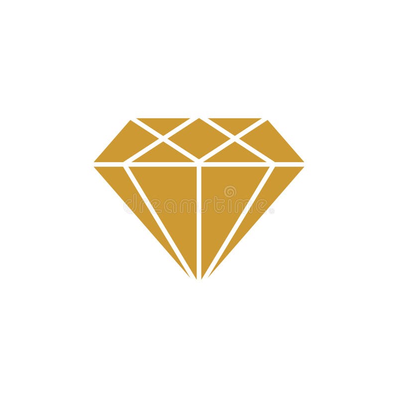 Diamond Logo Vector Template and Symbol Stock Vector - Illustration of ...