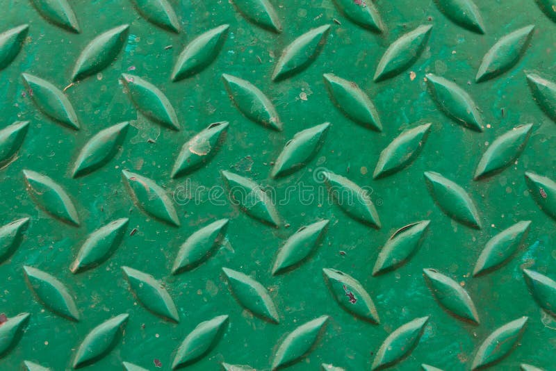 Diamond Metal Painted Green Stock Photo - Image of panel, dirty: 18019812