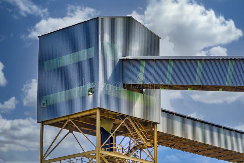 Diamond Mining Processing and Recovery Plant Stock Image - Image of ...