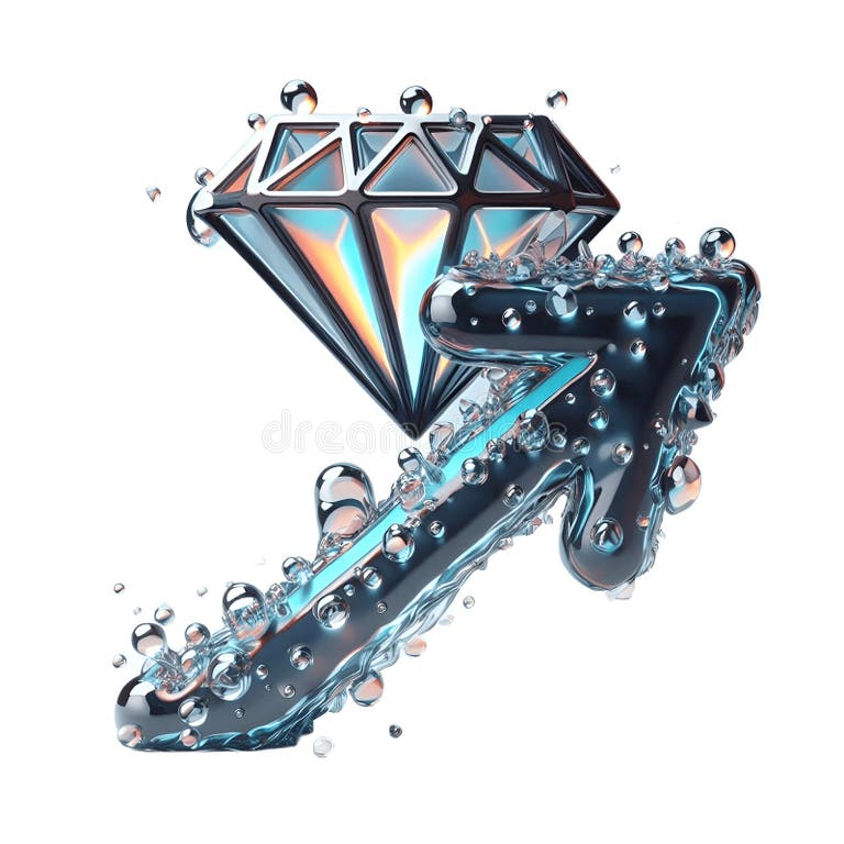 Liquid Diamond Font Stock Illustrations – 149 Liquid Diamond Font Stock ...