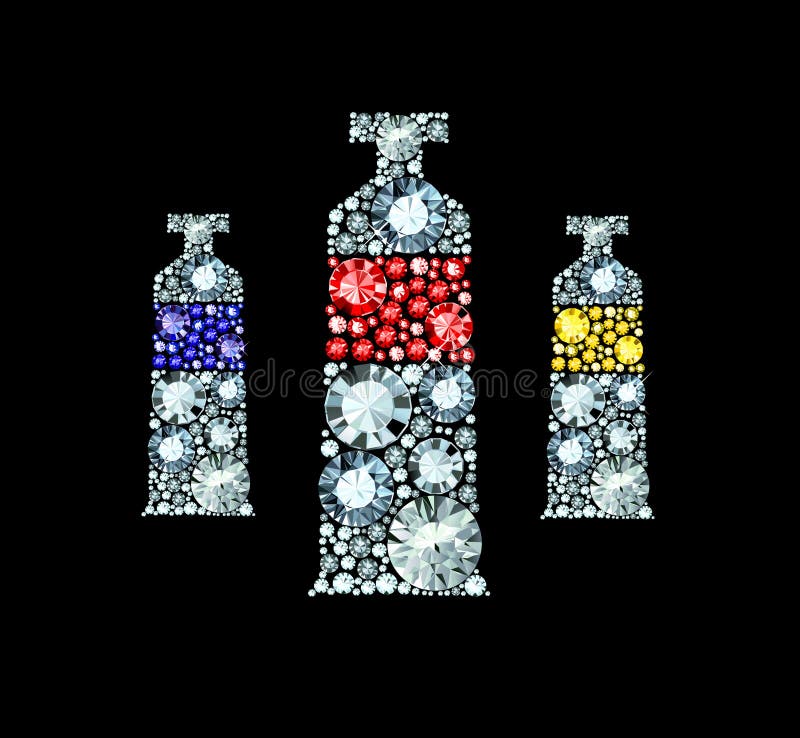 Diamond Paint Logo Icon Design Ilustración del Vector - Ilustración de ...