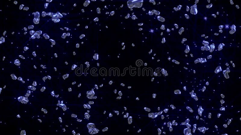 Diamond Particle Loop Background Animation Stock Footage - Video of ...