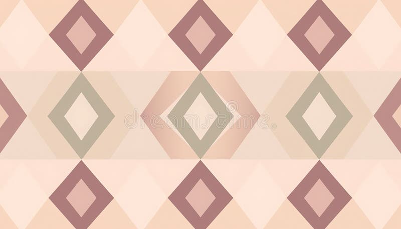 Diamond Pattern Beige Texture Design Generative AI Stock Illustration ...