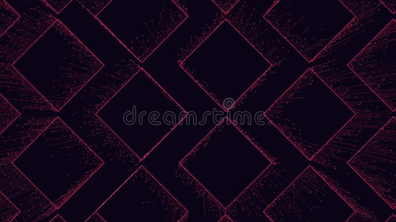 Diamond Pattern Diagonal Black Diamonds with Red Outlines Stock Video ...