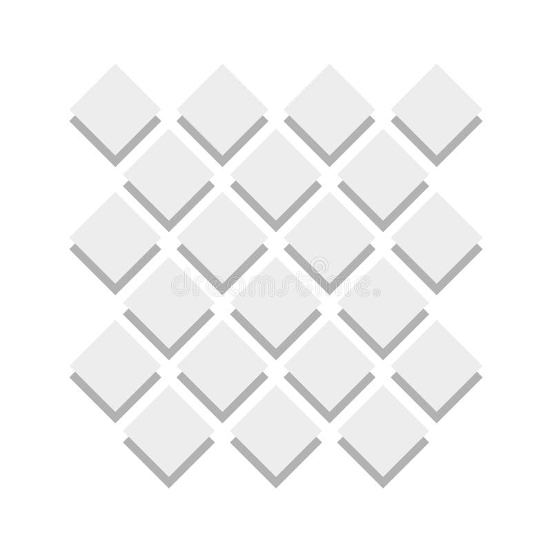 Diamond Pattern Grid. Geometric Vector Background. Grey and White ...
