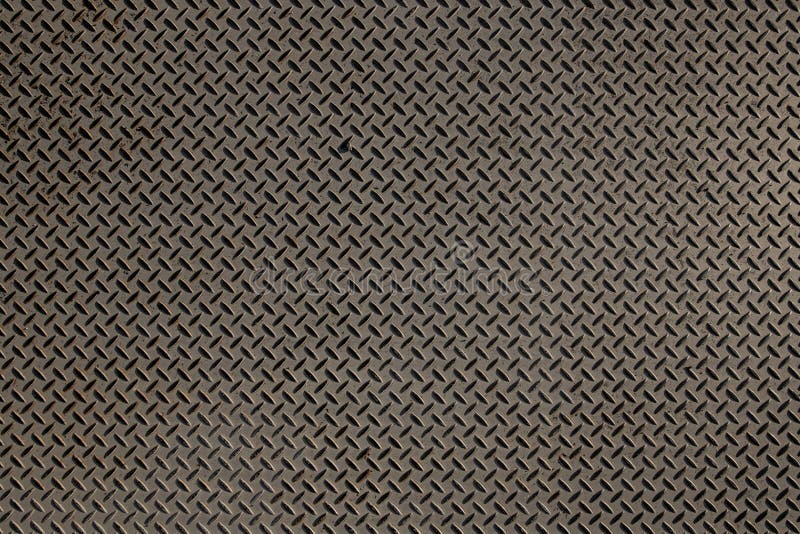 Diamond Pattern Metal Plate Stock Photo - Image of rough, seamless ...