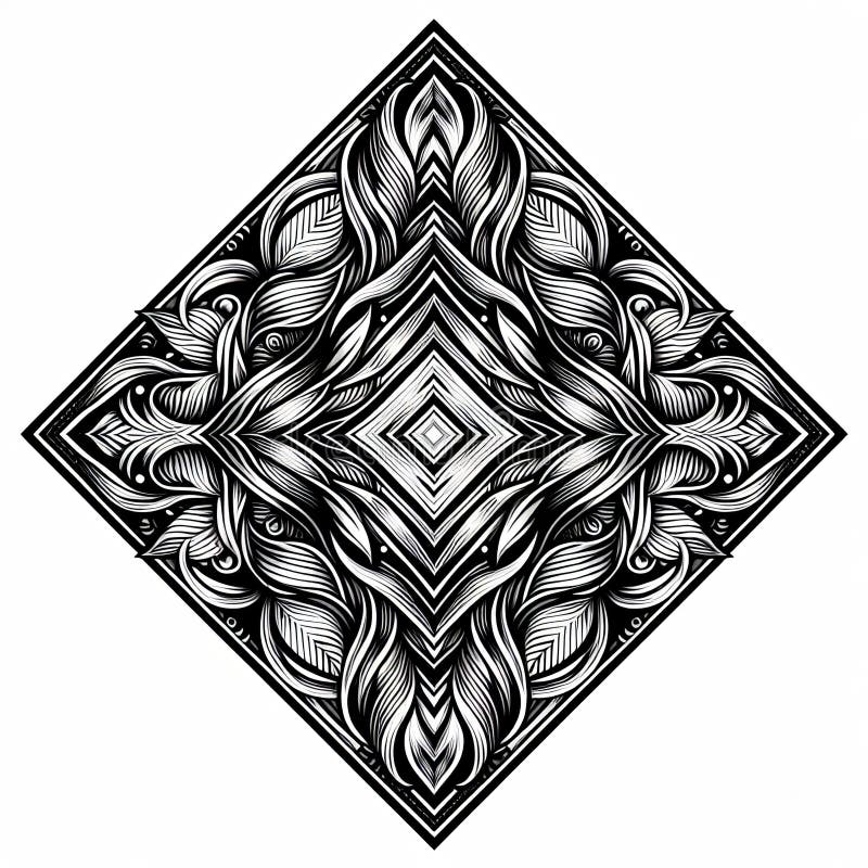 Diamond Pattern a Repeating Diamond Shape Motif for a Classc Stock ...