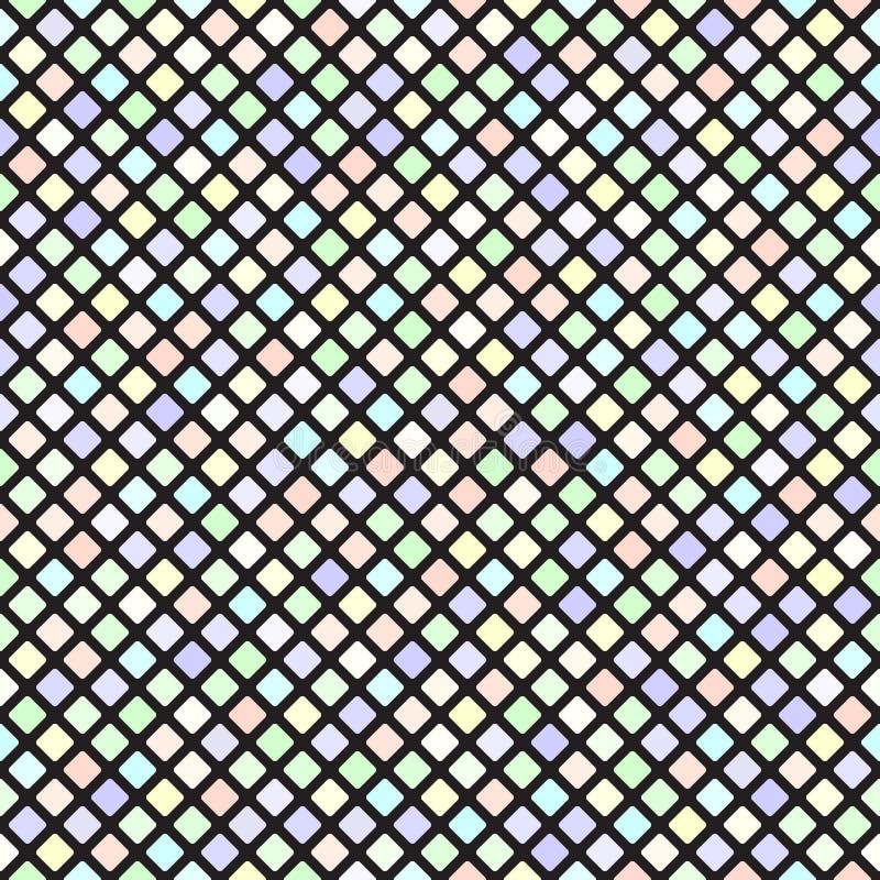 Diamond Pattern. Seamless Vector Stock Vector - Illustration of rhomb ...
