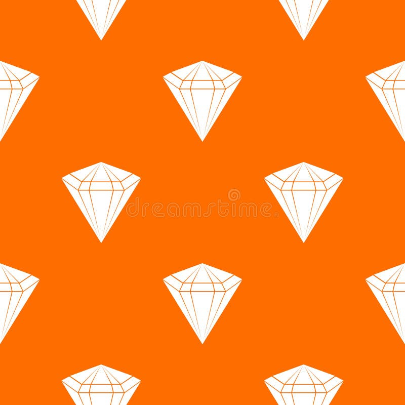 Diamond Pattern Vector Orange Stock Vector - Illustration of background ...