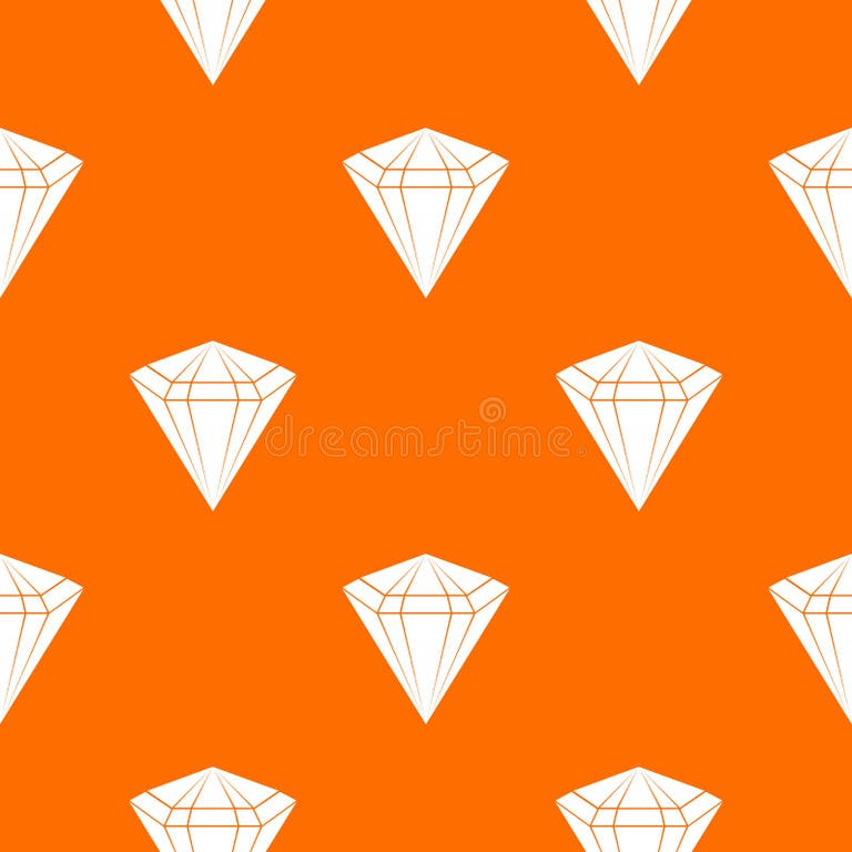 Diamond Pattern Vector Orange Stock Vector - Illustration of background ...