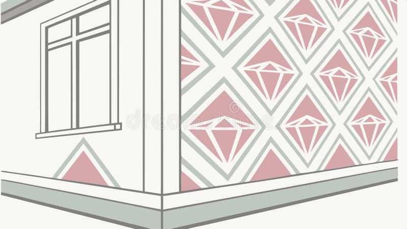 Diamond Pattern Wall, Decorative Texture and Geometric Background ...