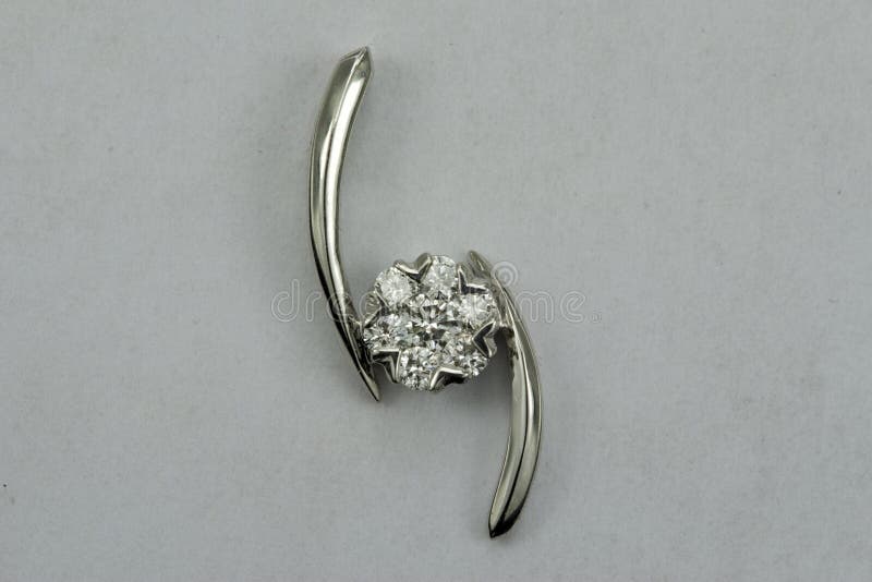 Diamond pendants stock image. Image of grayscale, abstract - 4164451