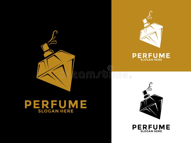 Diamond Perfume Nature Logo Vector Template, Perfume Logo Design ...