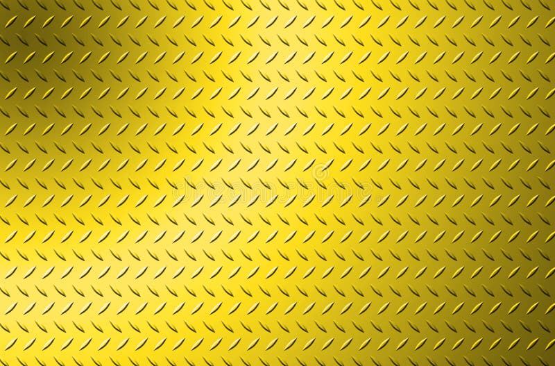 Shiny Gold Diamondplate stock illustration. Illustration of seamless ...