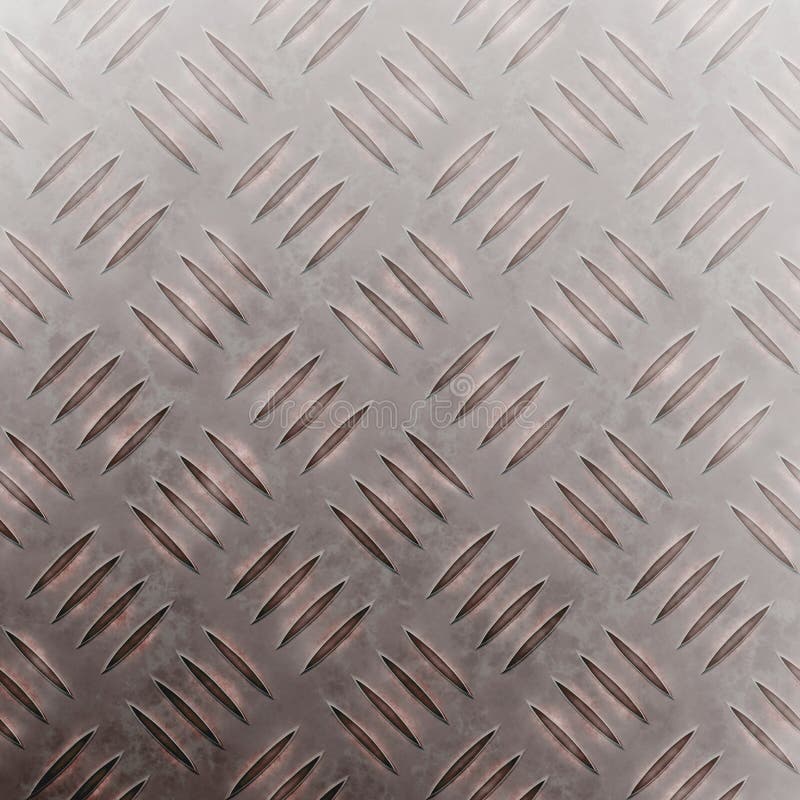 Diamond Plate Frame Vector stock vector. Illustration of heavy - 7298306