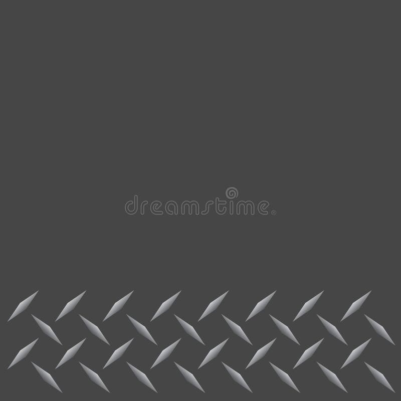 Diamond Plate Frame Vector stock vector. Illustration of heavy - 7298306