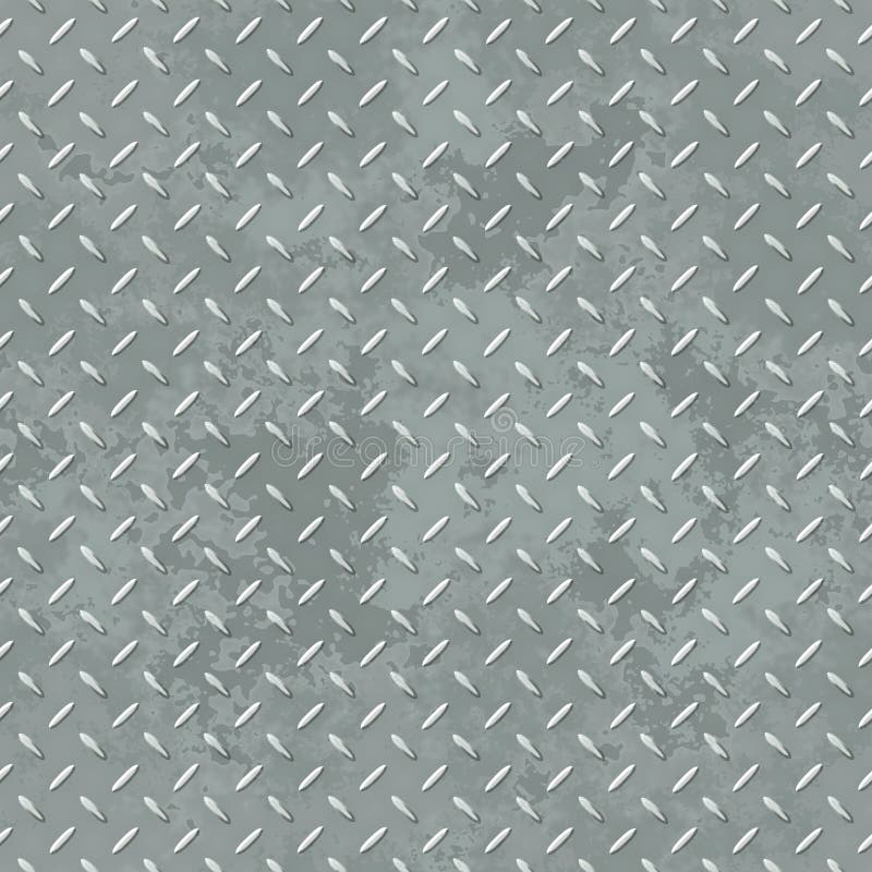 Diamond Plate Texture Seamless Pattern Stock Illustration ...