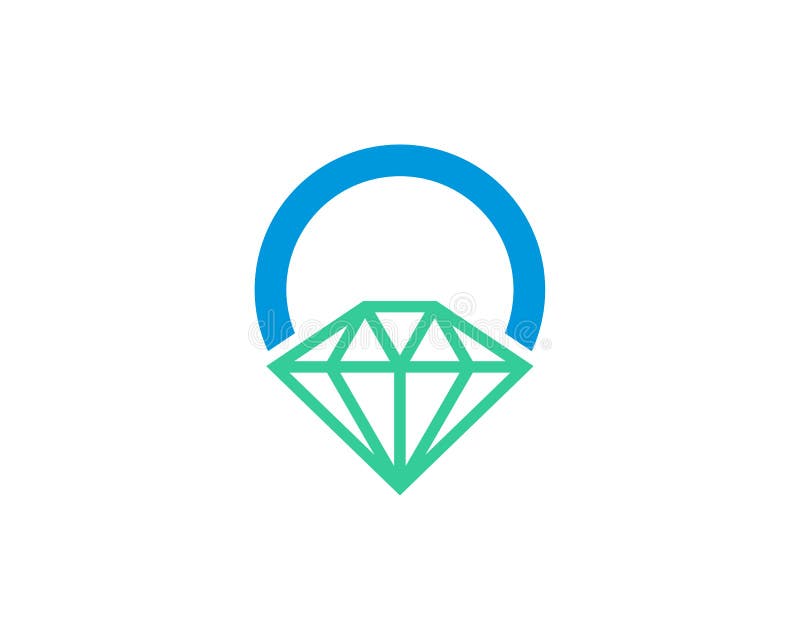 Diamond Point Logo Design Vector Template, Creative Diamond Logo ...