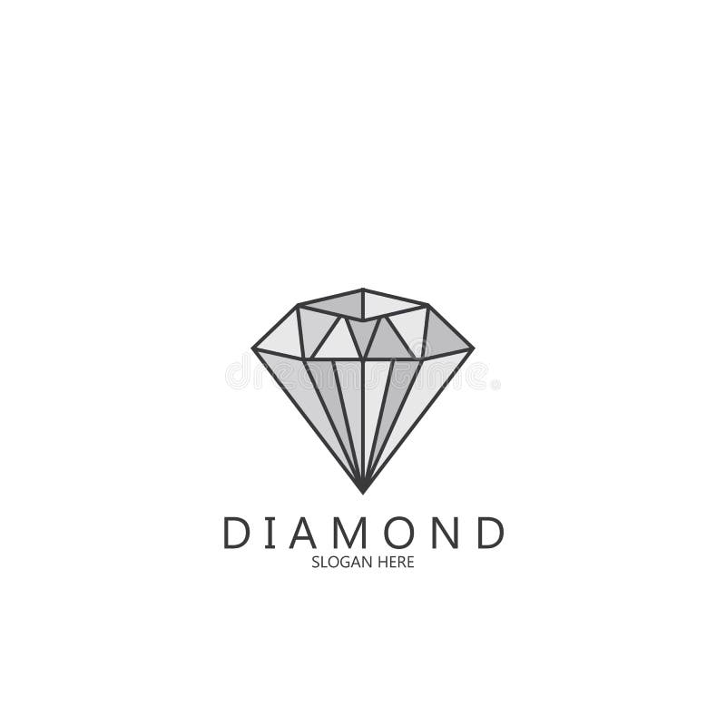 Diamond Premium Luxury Logo and Vector Stock Vector - Illustration of ...