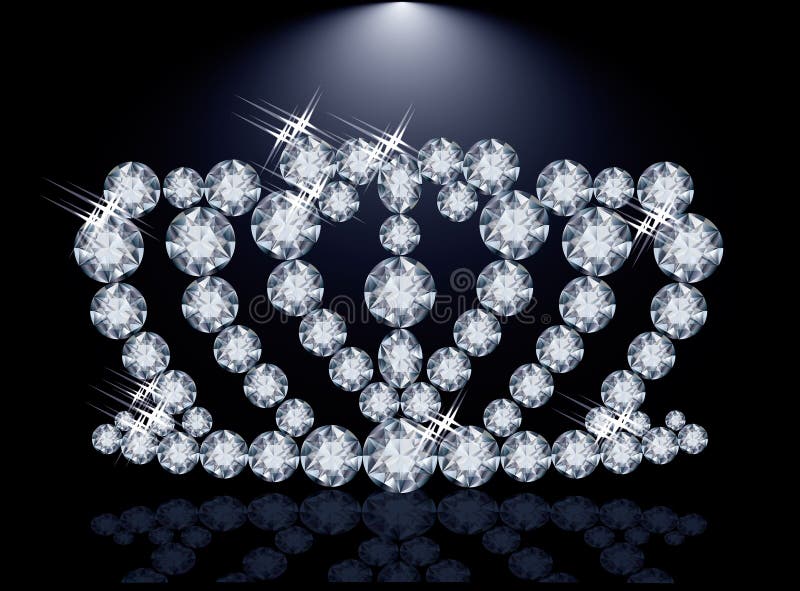 Diamond princess crown stock vector. Illustration of miss - 49166268