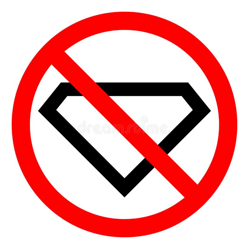 No Jewelry Prohibited Sign, No Necklace Forbidden Modern Round Sticker ...