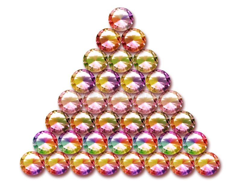 Diamond Pyramid Simple Geometric Logo Vector Stock Vector ...