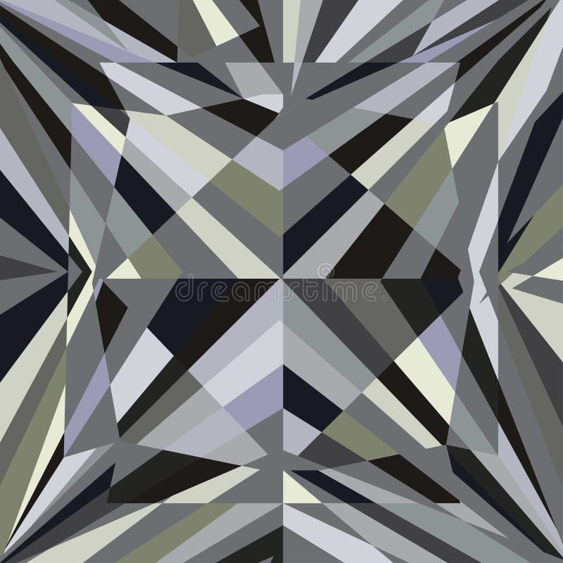Diamond Reflection Abstract Bright Vivid Background Stock Illustration ...