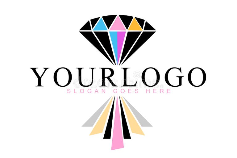 Diamond Reflection Logo Stock Illustrations – 1,677 Diamond Reflection ...