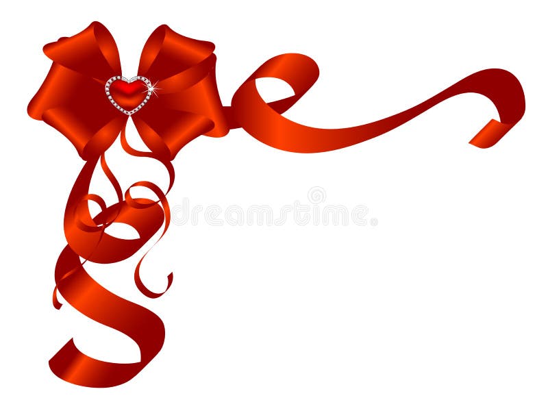 Diamond ribbon stock vector. Illustration of jewel, luxury - 25423497