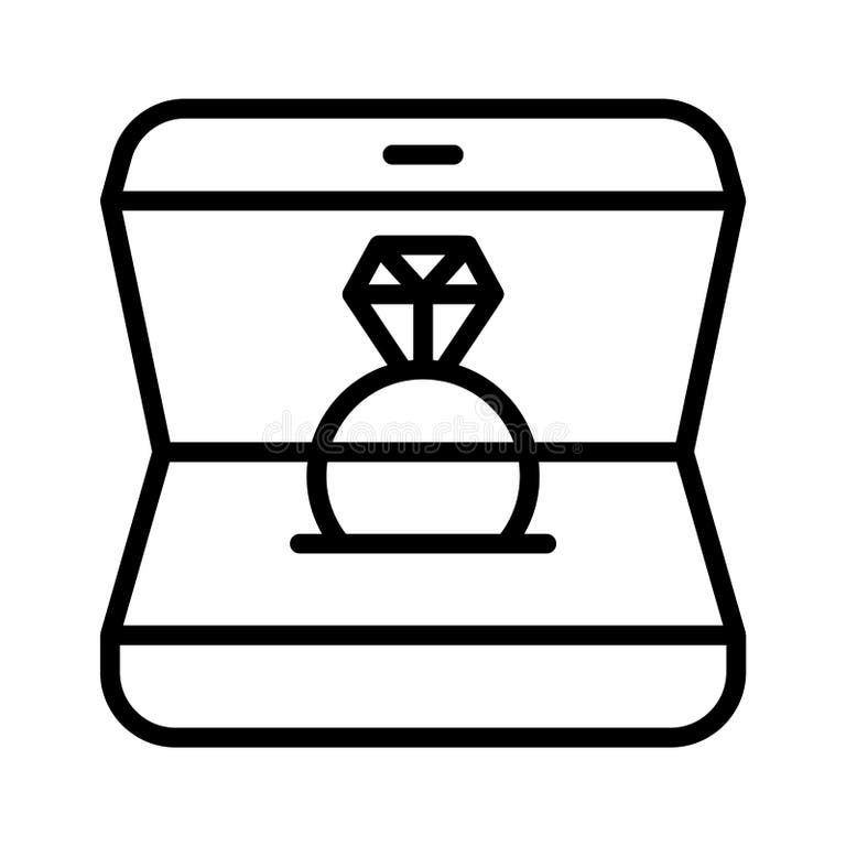 Ring Box Icon Stock Illustrations – 20,624 Ring Box Icon Stock ...