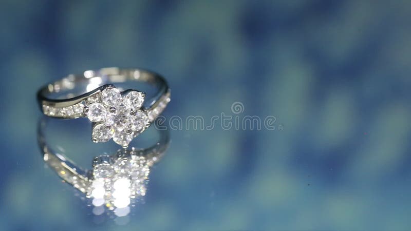 Diamond Ring on Dark Blue Background,wedding Ring, Engagement Ring ...
