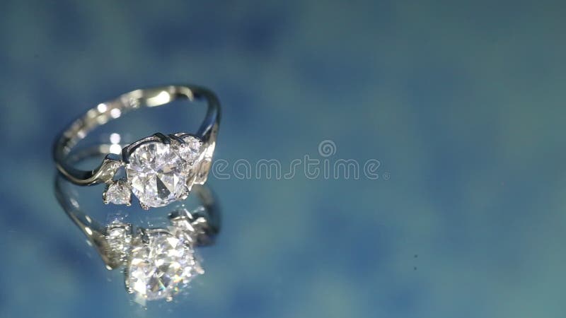 Diamond Ring on Dark Blue Background,wedding Ring, Engagement Ring ...