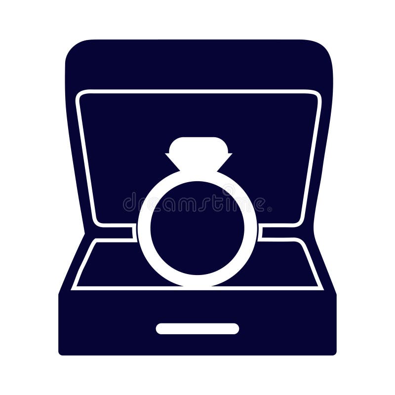 Diamond, Ring, Golden Ring, Box, Diamond Ring Icon Stock Vector ...