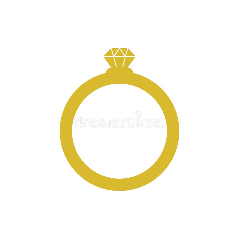 Diamond Ring Graphic Design Template Vector Isolated Stock Illustration ...