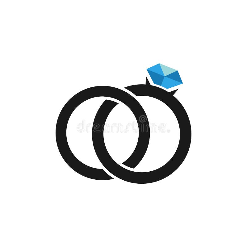 Diamond Ring Graphic Design Template Vector Isolated Stock Illustration ...