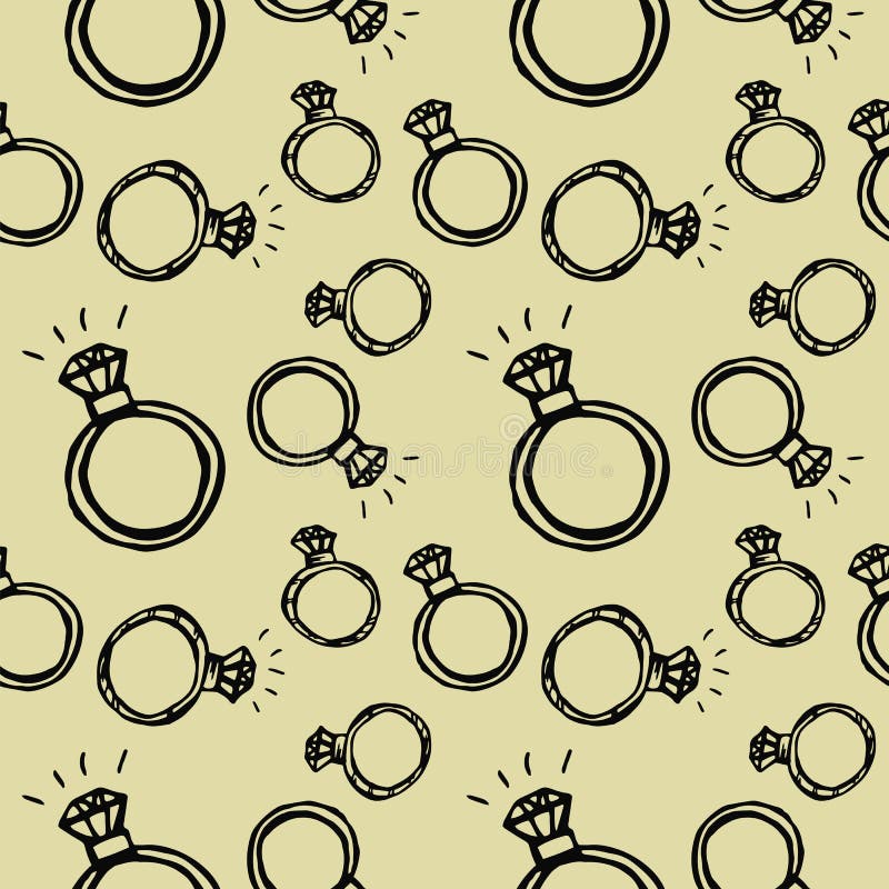 Diamond Ring Seamless Pattern Stock Illustrations – 2,300 Diamond Ring ...