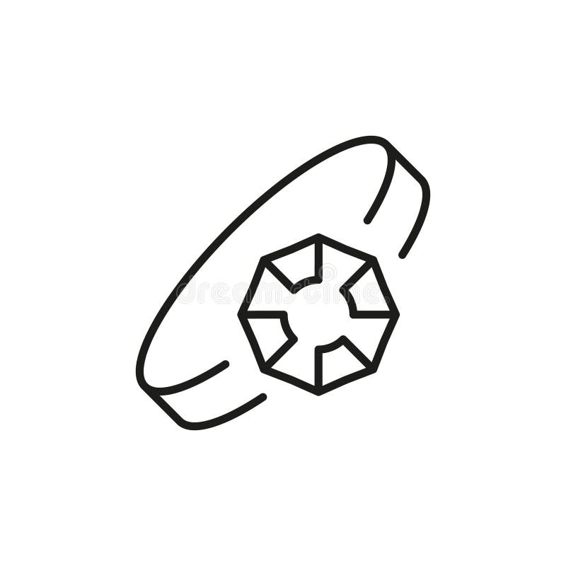 Diamond Ring Icon stock vector. Illustration of affection - 320925120