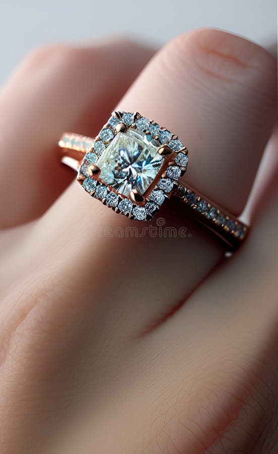Diamond Ring Illustration Artificial Intelligence Artwork Generated ...