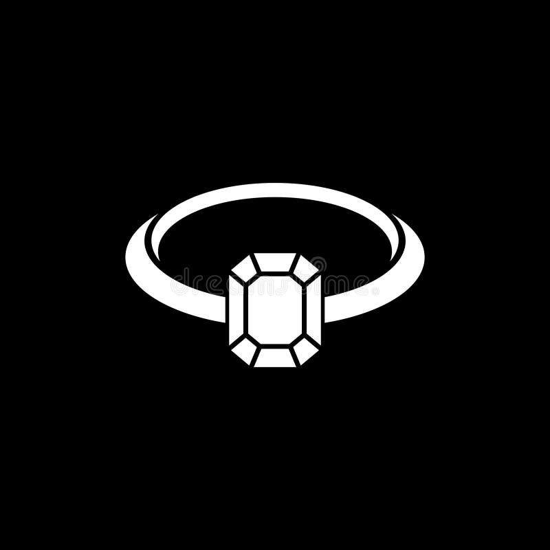 Diamond ring logo stock vector. Illustration of wedding - 331930659