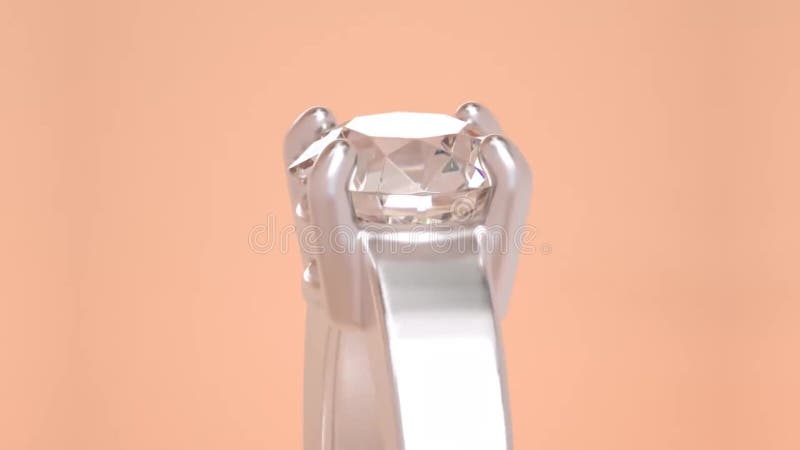 Diamond Ring Opening from Case 3d Animation. 3D Render Animation ...