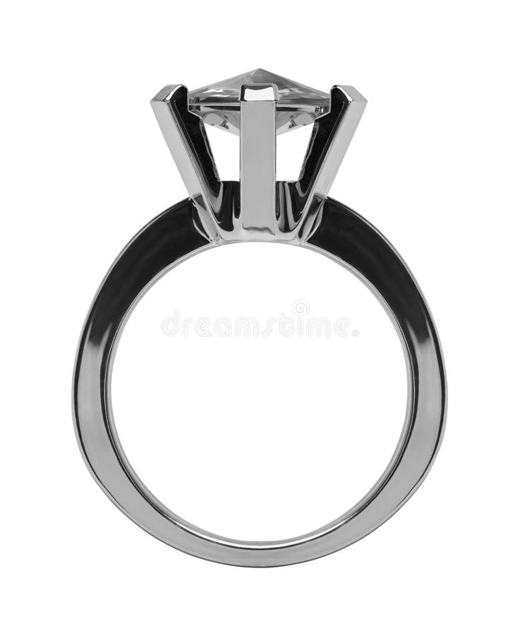 Diamond Ring Side stock image. Image of refraction, bonding - 52770383