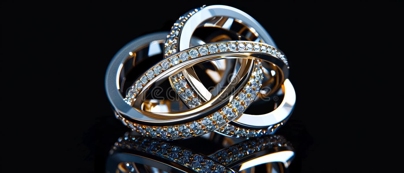 Interlocking Gold Rings Stock Photos - Free & Royalty-Free Stock Photos ...