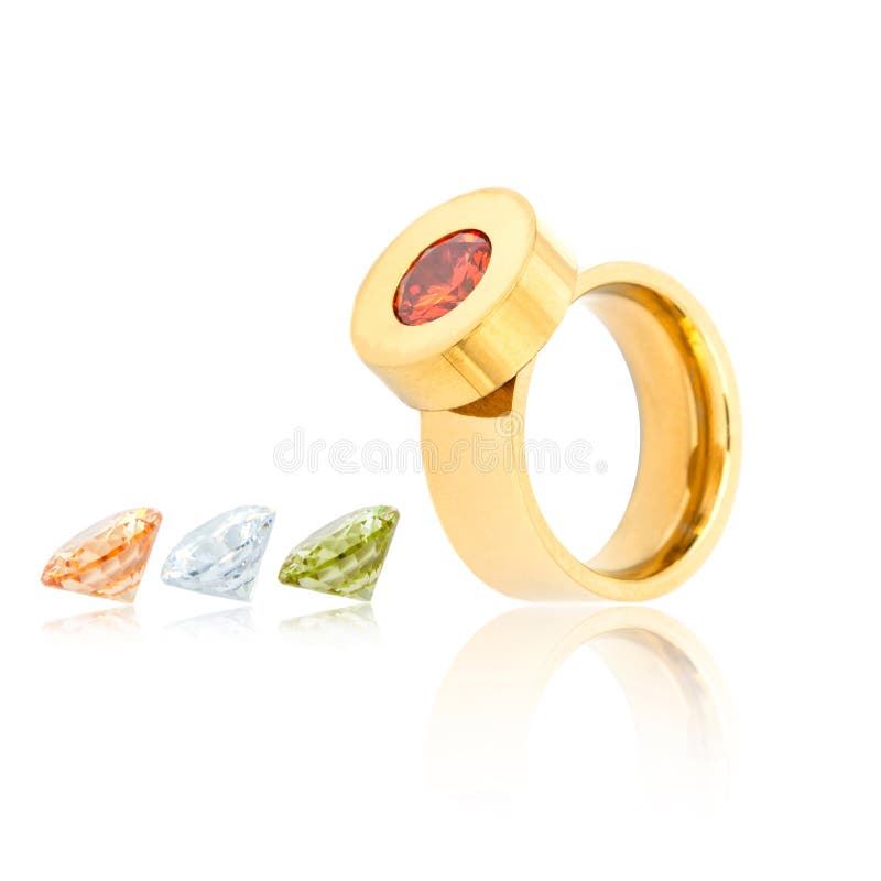 Diamond Ring on white. stock photo. Image of jewelry - 95984130