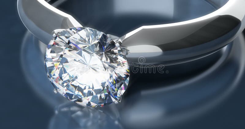 Diamond Rings on Blue Background Stock Video - Video of gift, glisten ...
