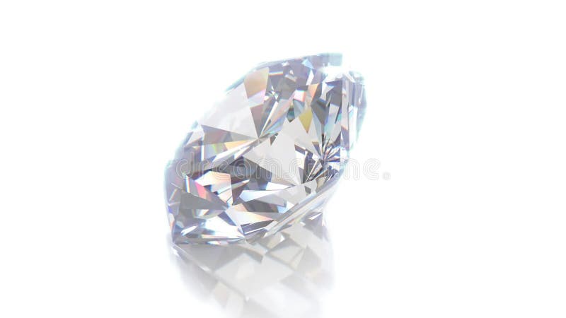 Diamond Rotating 360 Degrees, Cyclic Animation Stock Footage - Video of ...