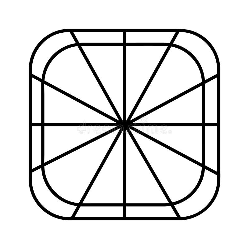 Diamond Rounded Square stock vector. Illustration of rectangle - 276148540