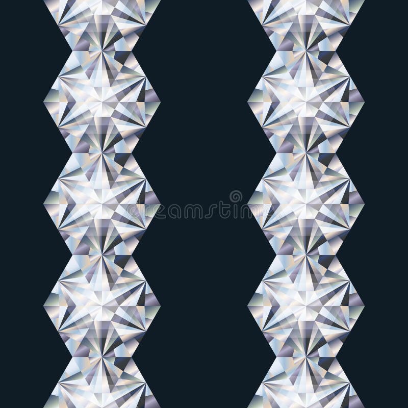 Diamond Seamless Banners, Vector Stock Vector - Illustration of ...
