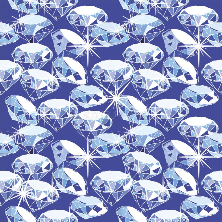 Diamond Ring Seamless Pattern Stock Illustrations – 2,869 Diamond Ring ...